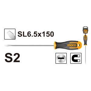 HS686150 ODVIJAČ RAVNI 6.5X150 INGCO