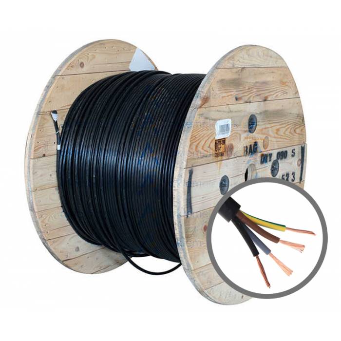 (T2) N2XH-J 4X2.5 bezhalogeni kabel TEL KABL
