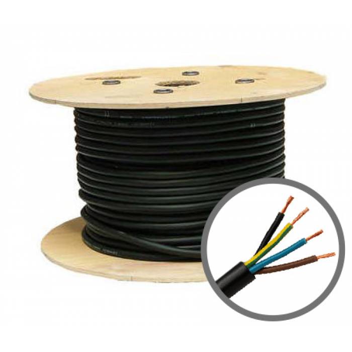 EPN 50 4X1.5 rudarski gumeni kabel (H07RN-F)