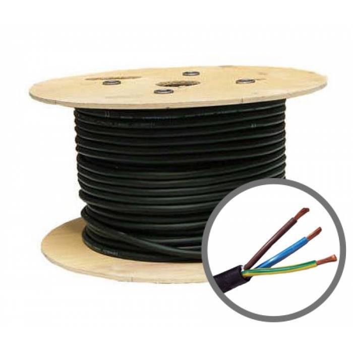 EPN 50 3X2.5 rudarski gumeni kabel (H07RN-F)