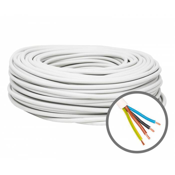 (Z) H03VV-F (PP/L 4x1.5 bela) licnasti kabel (H03VV-F)