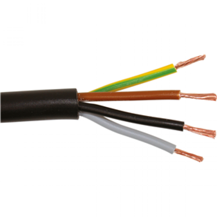 (Z) PP/J 5x6 crna licnasti kabel (H05VV-F)