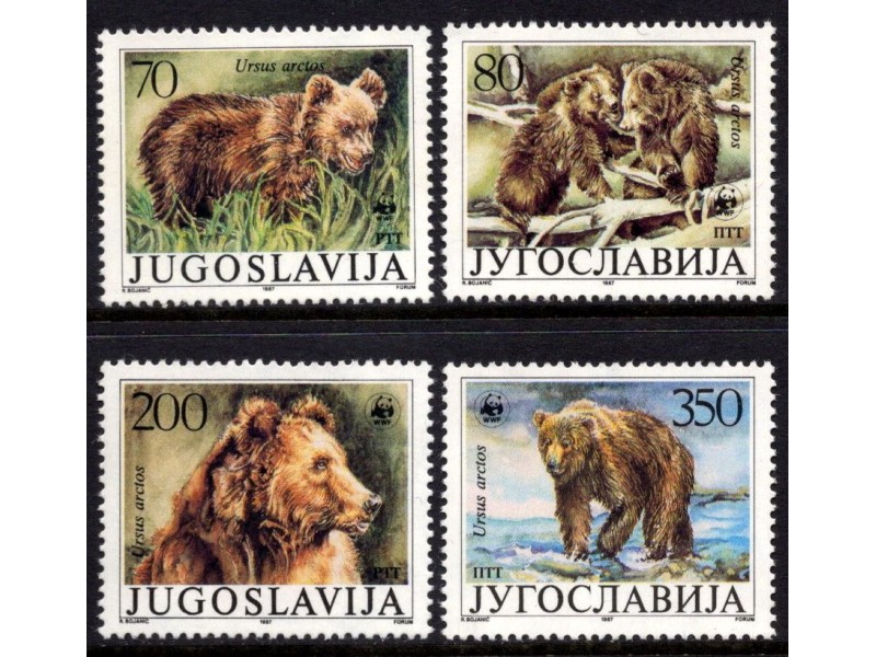 Jugoslavija 1988. Komplet serija, FAUNA