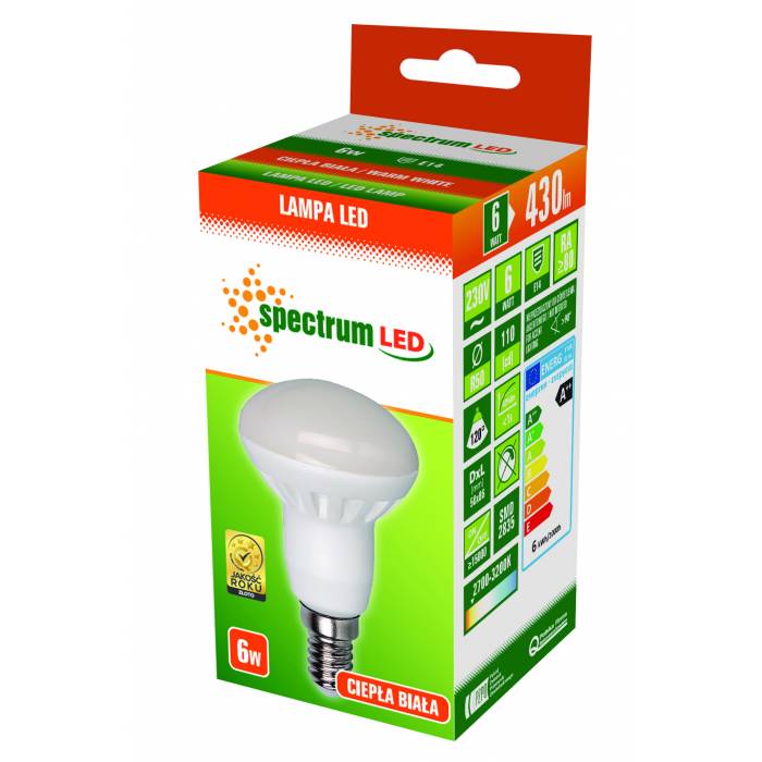 Led sijalica 6W R50 E14 WW 270 0K (12872)