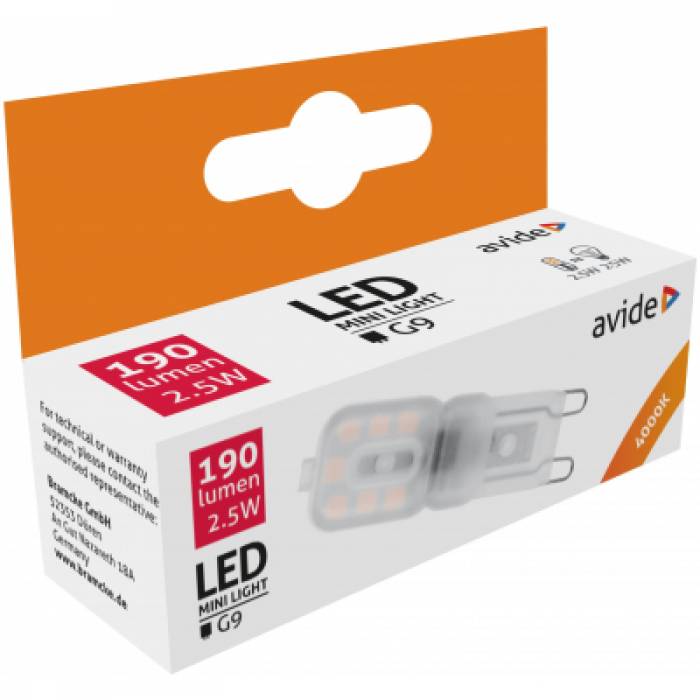 LED sijalica G9 2.5W NW 4000K pljosnat