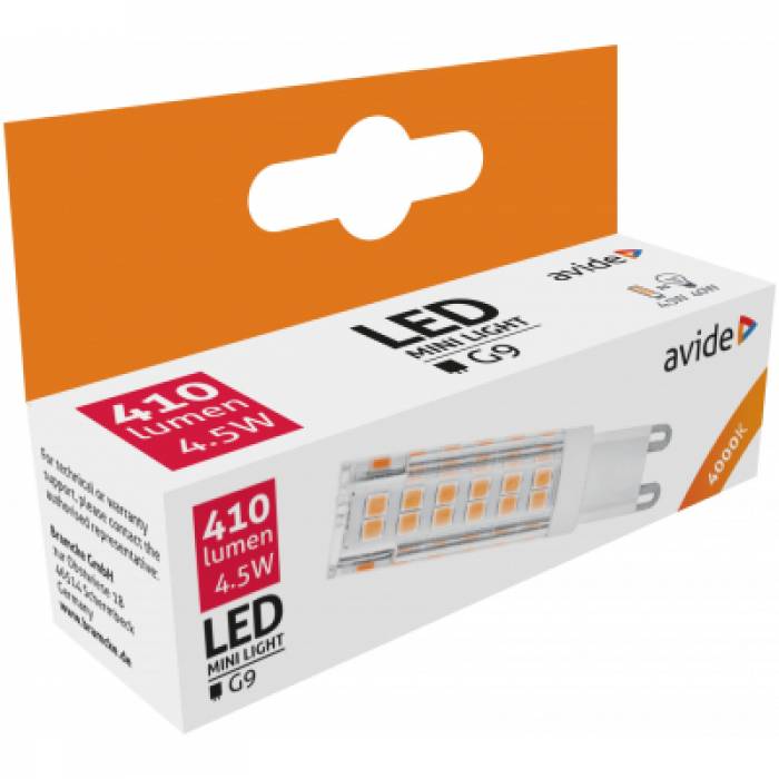 LED sijalica G9 4.5W NW 4000K pljosnat