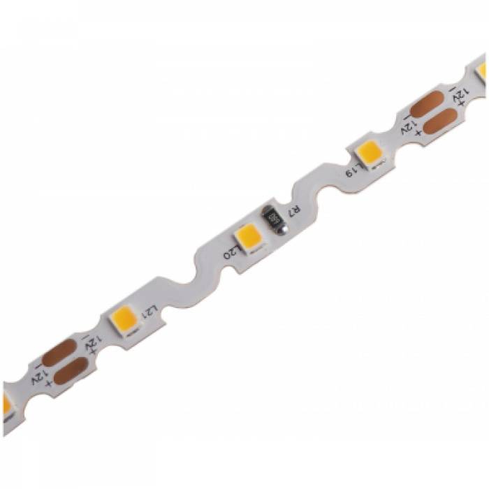 LED traka 12V 12W cik-cak 3000K IP20 5m