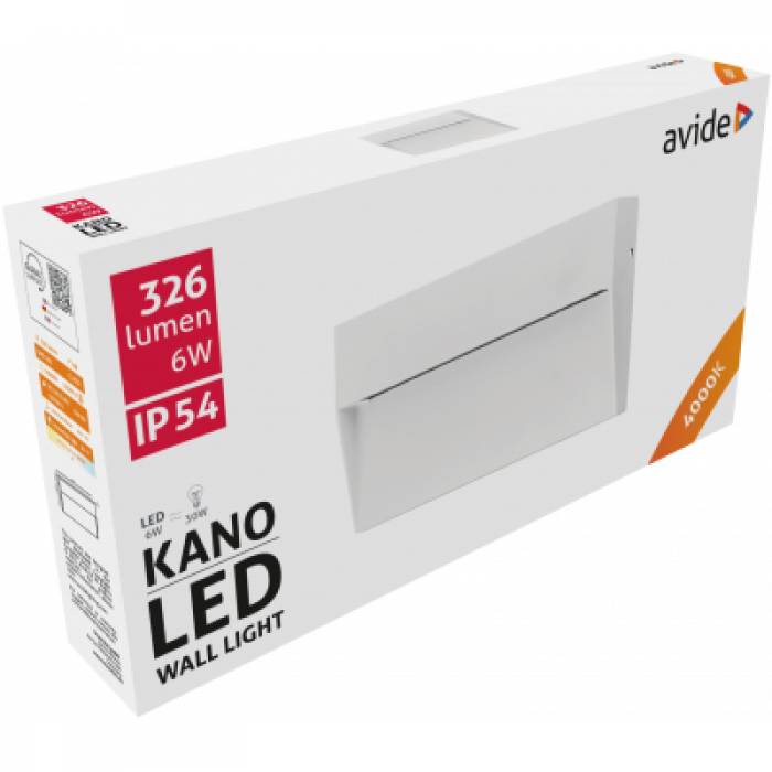 LED spoljna stepenisna lampa Kano 6W 4000K NW IP54 18 cm