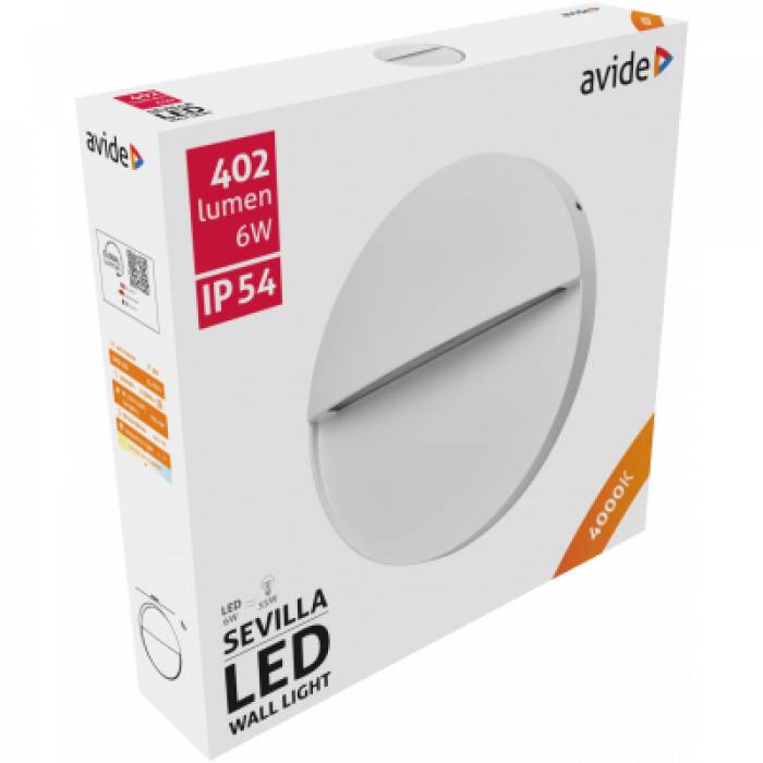 LED spoljna stepenisna lampa Sevilla 6W 4000K NW IP54 16cm