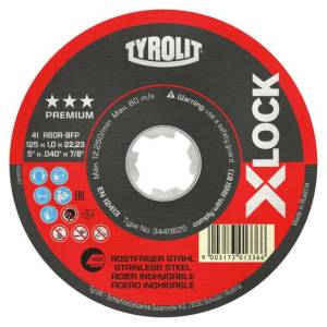 34411626 TYROLIT Rezna ploča 125x1.6 X-Lock