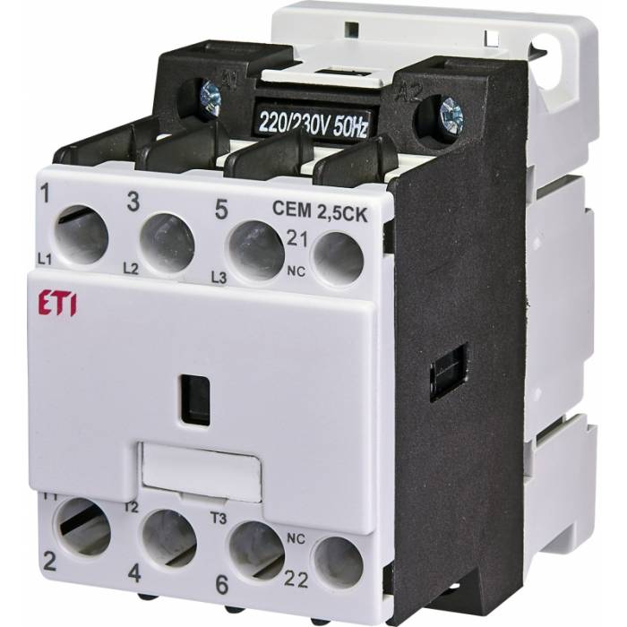 Kondenzatorski kontaktor 2.5 CK CEM 1NC 230V 50Hz