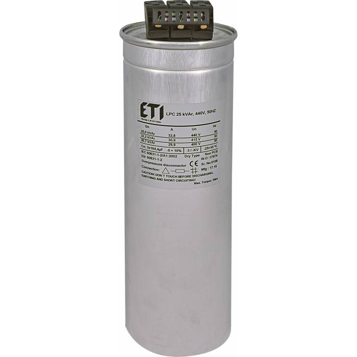 Kondenzatorska baterija LPC 10 kVAr 3+54.8UF 440V 50Hz
