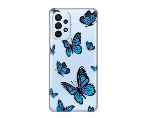 3G Silikonska Print Skin Blue butterfly zaštitna maska za Samsung A235F Galaxy A23 4G/5G