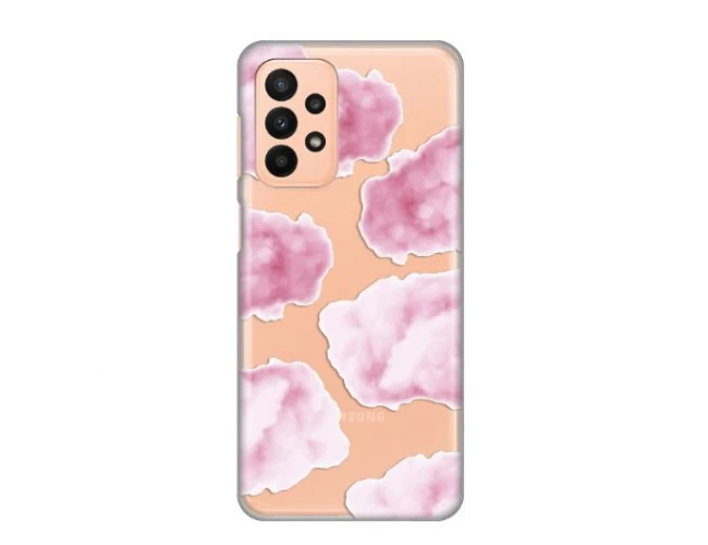 3G Silikonska Print Skin Pink Clouds zaštitna maska za Samsung A235F Galaxy A23 4G/5G