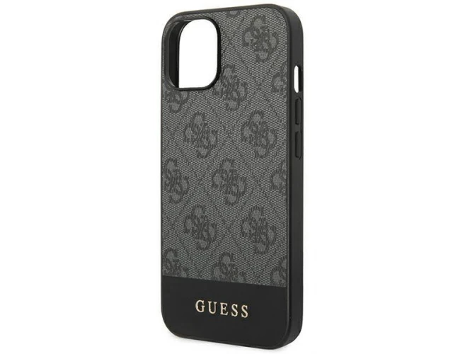 3G Guess Hc PC/TPU 4G Bottom Stripe siva zaštitna maska za telefon iPhone 14 Plus 6.7