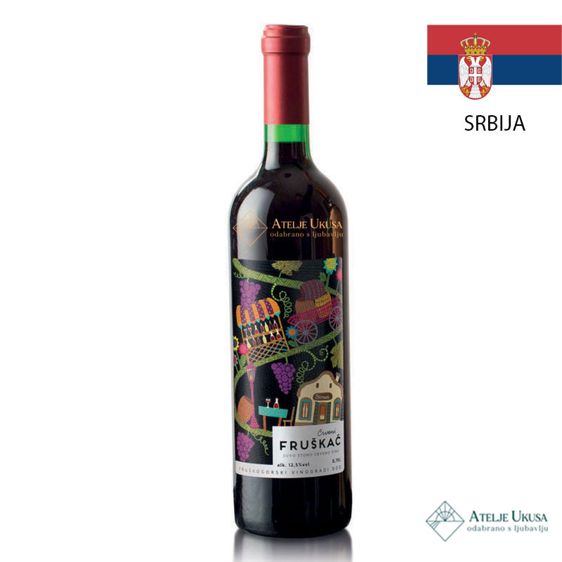 Fruškać Crveni, Crveno Vino 0.75l