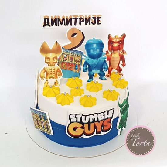 Stumble Guys torta sa stikerima