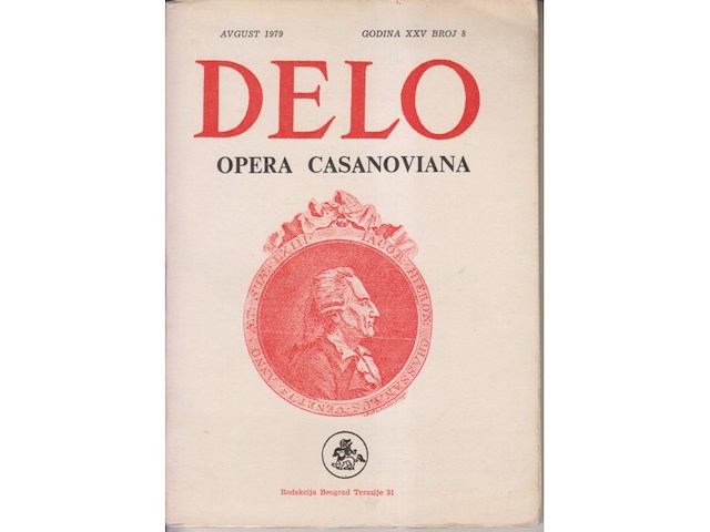 OPERA CASANOVIANA / DELO 8/1979 - odličnO