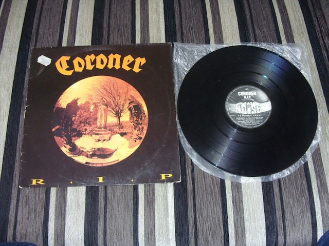 Coroner ‎– R.I.P. LP Noise International Germany 1987.