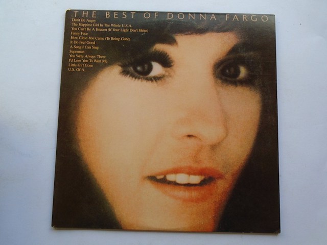 The best of Donna Fargo,  Don t be angry