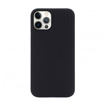 Maska Knit za iPhone 12 Pro Max crna