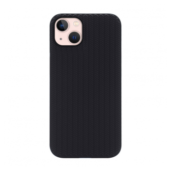 Maska Knit za iPhone 14 Plus crna