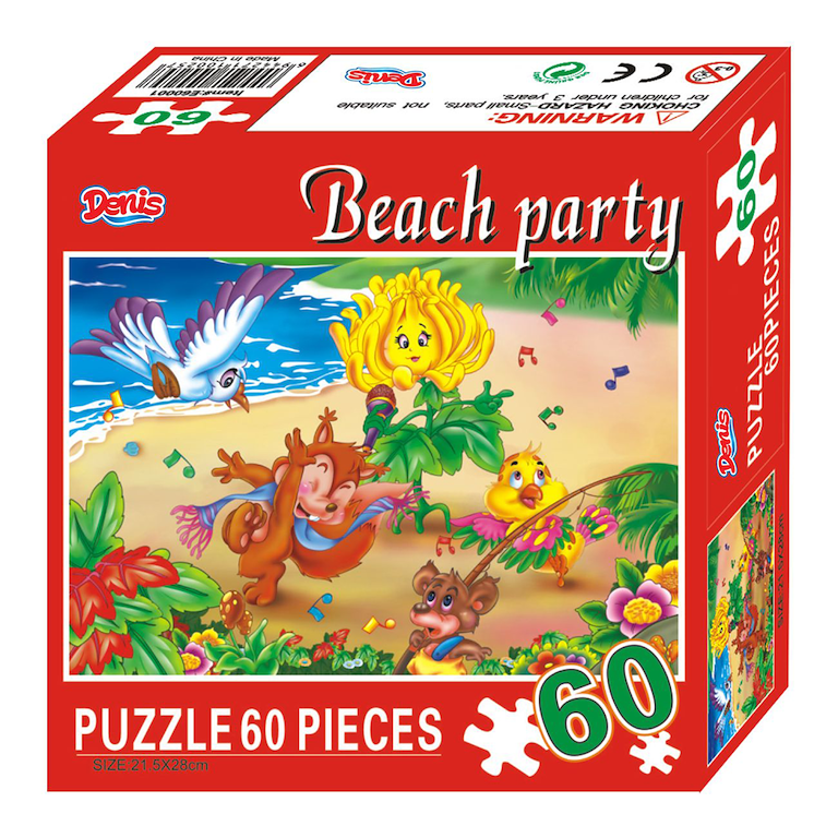 Igračka Slagalica 60pcs Beach Party 01-451000