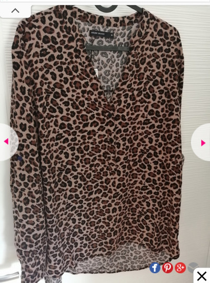 Leopard bluza nova