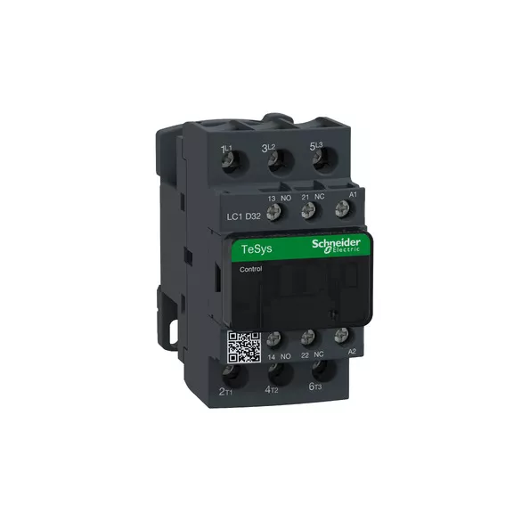 Kontaktor LC1D32F7 32A/3p 110VAC 1NO+1NC Schneider
