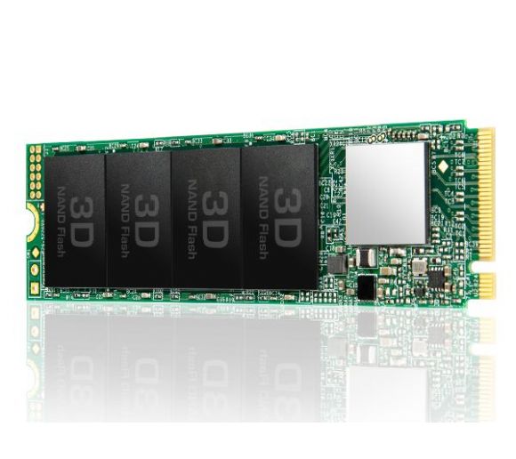 Transcend - M.2 NVMe 1TB SSD, DRAM-less, (single sided), 400 TBW, 2280