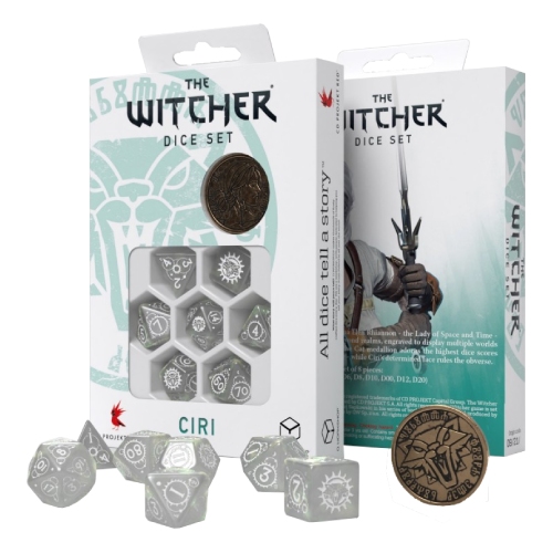 THE WITCHER DICE SET: CIRI - THE LADY OF SPACE AND TIME