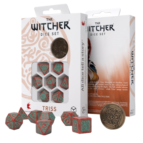 THE WITCHER DICE SET: TRISS - MERIGOLD THE FEARLESS
