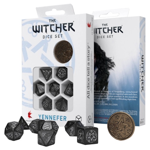 THE WITCHER DICE SET: YENNEFER - THE OBSIDIAN STAR