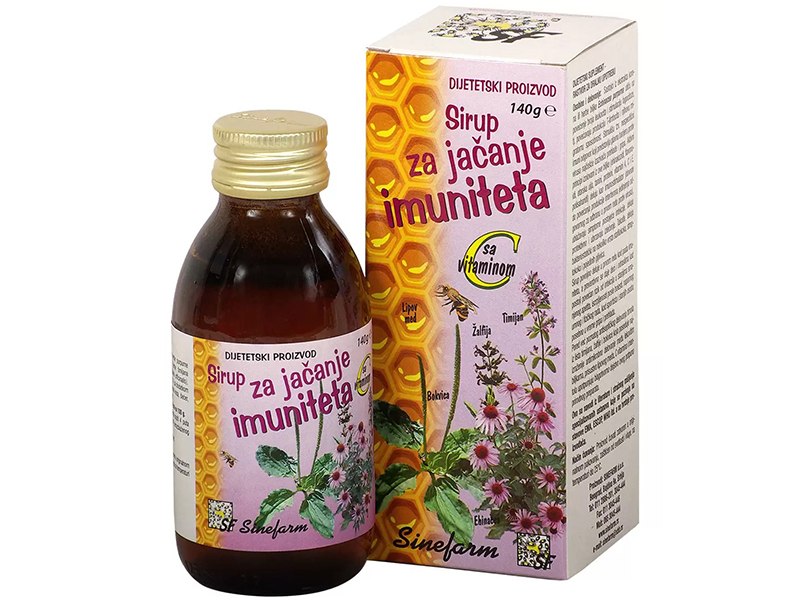 SIRUP ZA JAČANJE IMUNITETA 140. - SINEFARM