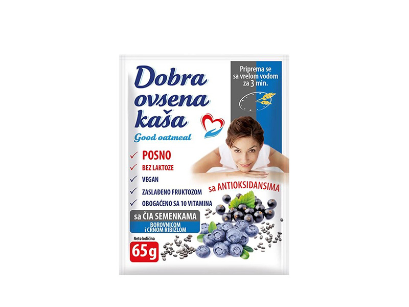 OVSENA DOBRA KAŠA ČIJA, BOROVNICA I CRNA RIBIZLA 65gr