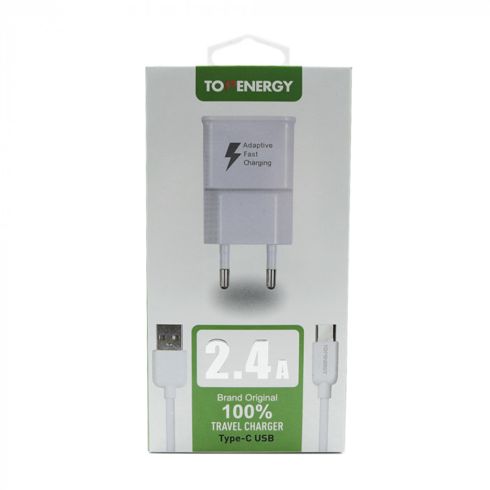 Kucni punjac Top Energy Type C 2.4A USB