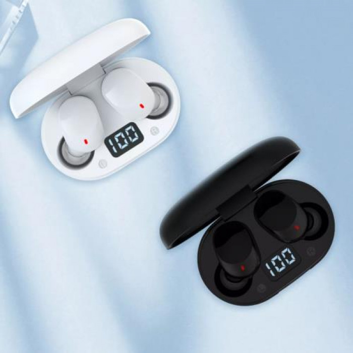 Bezicne slusalice Joy A6 TWS Devia Wireless Earphone crne