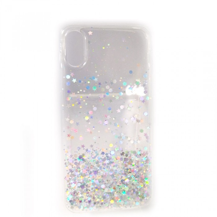 Futrola silikonska Shine Star za Samsung A307F/A505F/A507F Galaxy A30s/A50/A50s bela