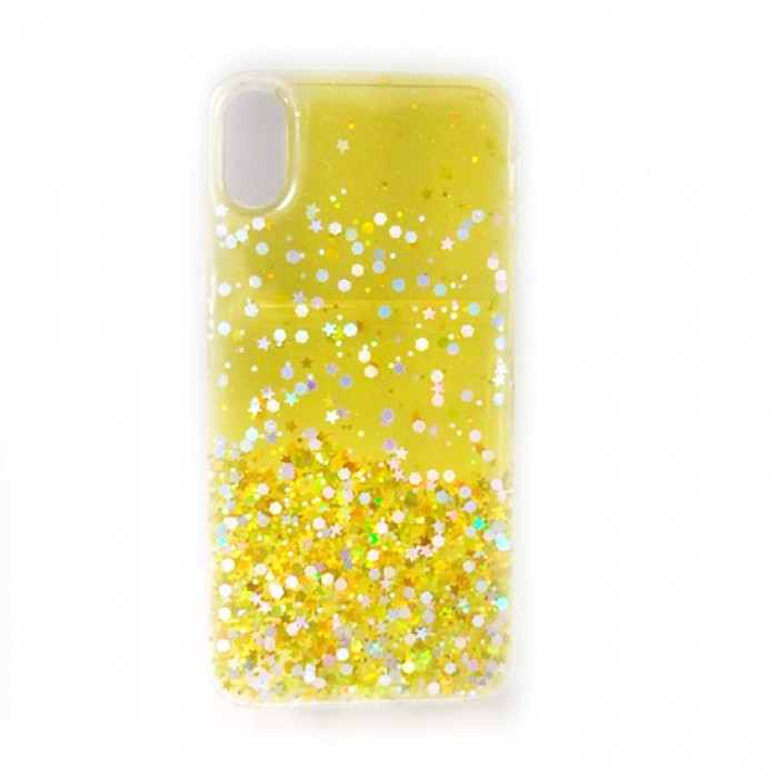 Futrola silikonska Shine Star za Samsung A307F/A505F/A507F Galaxy A30s/A50/A50s zuta