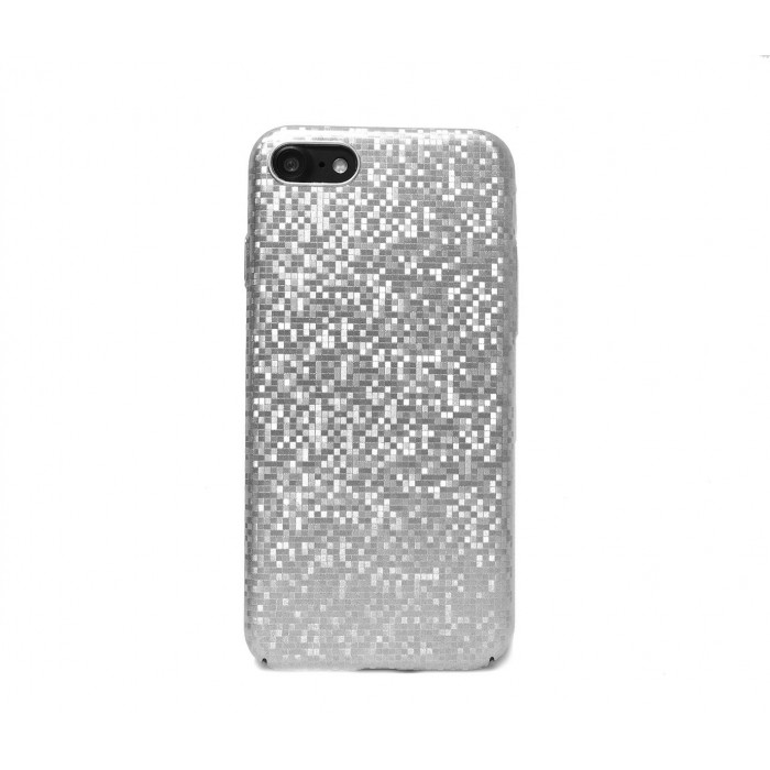 FUTROLA HARD CASE MOSAIC ZA IPHONE 7/8 PLUS 5.5 SREBRNA