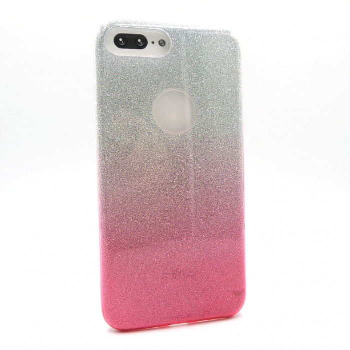 Futrola silikonska Colorful shine za Iphone X roze