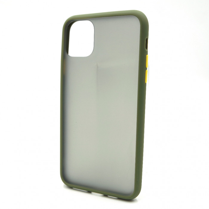 Futrola silikonska Gray Glass za Iphone 11 6.1 zelena