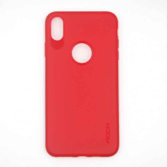 Futrola silikonska ROCK za Iphone XS crvena