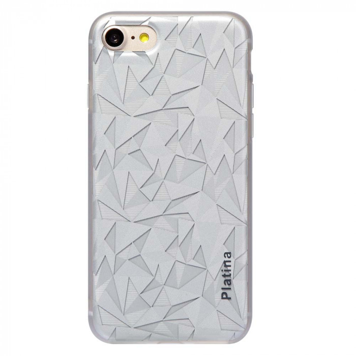 Futrola silikonska Yesido PL-09 Platina 3D Triangle za Iphone 6/6S Plus 5.5 srebrna