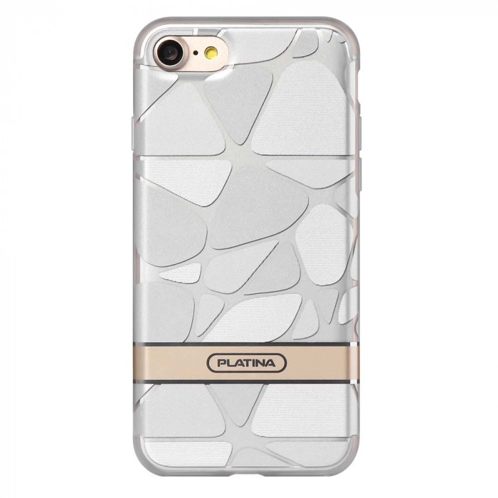 Futrola silikonska Yesido PL-07 Platina 3D za Iphone 6/6S Plus 5.5 srebrna