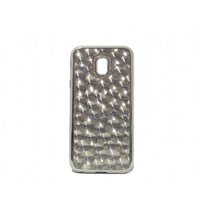 FUTROLA SILIKONSKA GLITTER ROMBOID ZA IPHONE 7/7S 4.7 SREBRNA