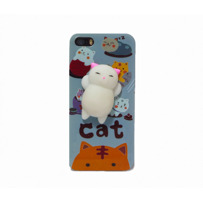 Futrola silikonska Lazy Cat za Iphone 6/6S 4.7 plava