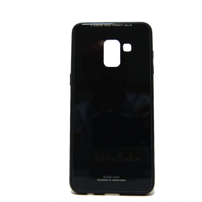 Futrola silikonska Transparent Glass za Iphone 11 6.1 crna
