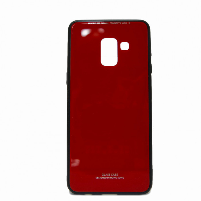 Futrola silikonska Transparent Glass za Iphone 11 Pro 5.8 crvena