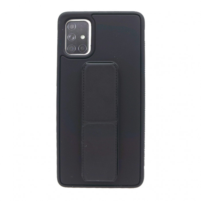 Futrola silikonska Stand-Holder Case za Huawei P40 Lite crna